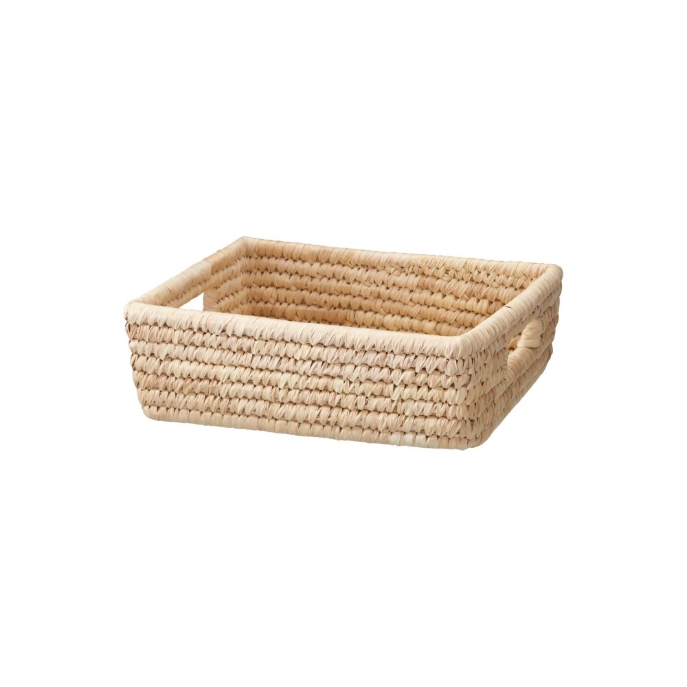Korb groß rechteckig natur | 27 x 35 x 12 cm | 292090-02