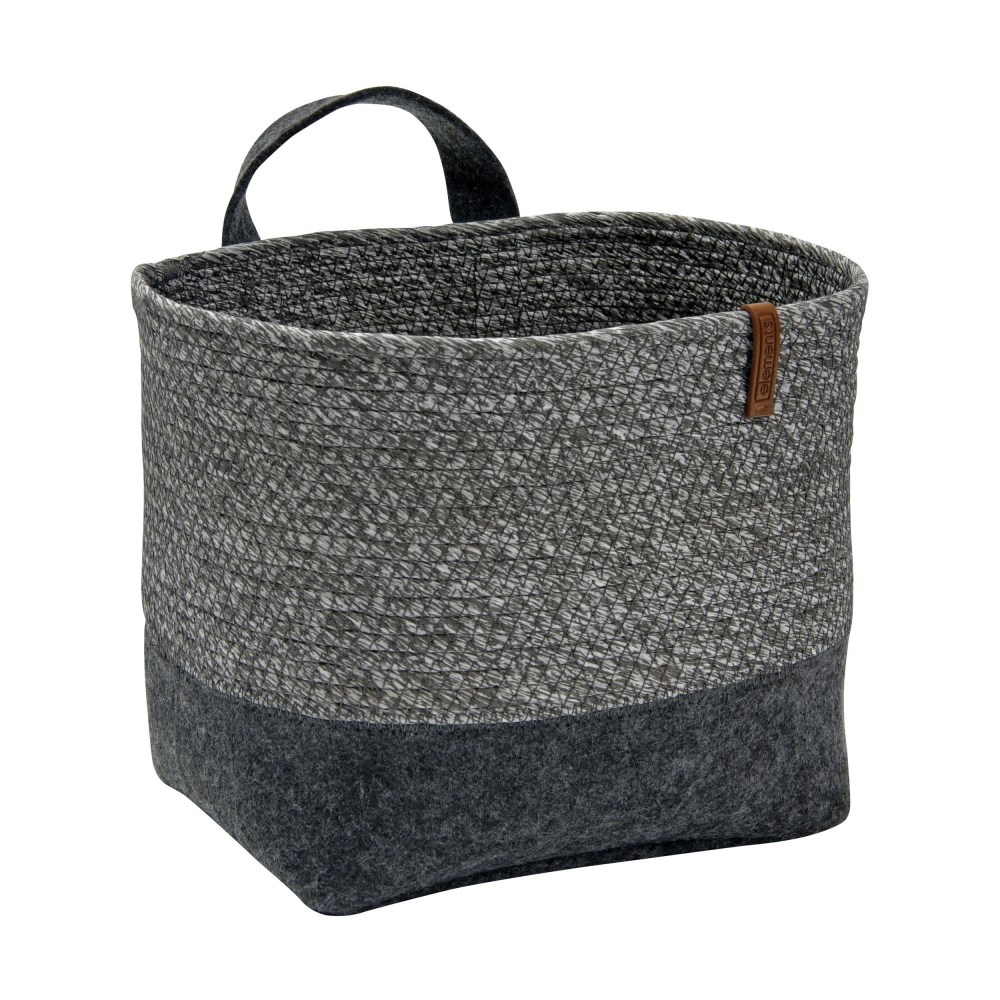 Korb klein grau/anthrazit 17 x 22 x 22 cm online kaufen