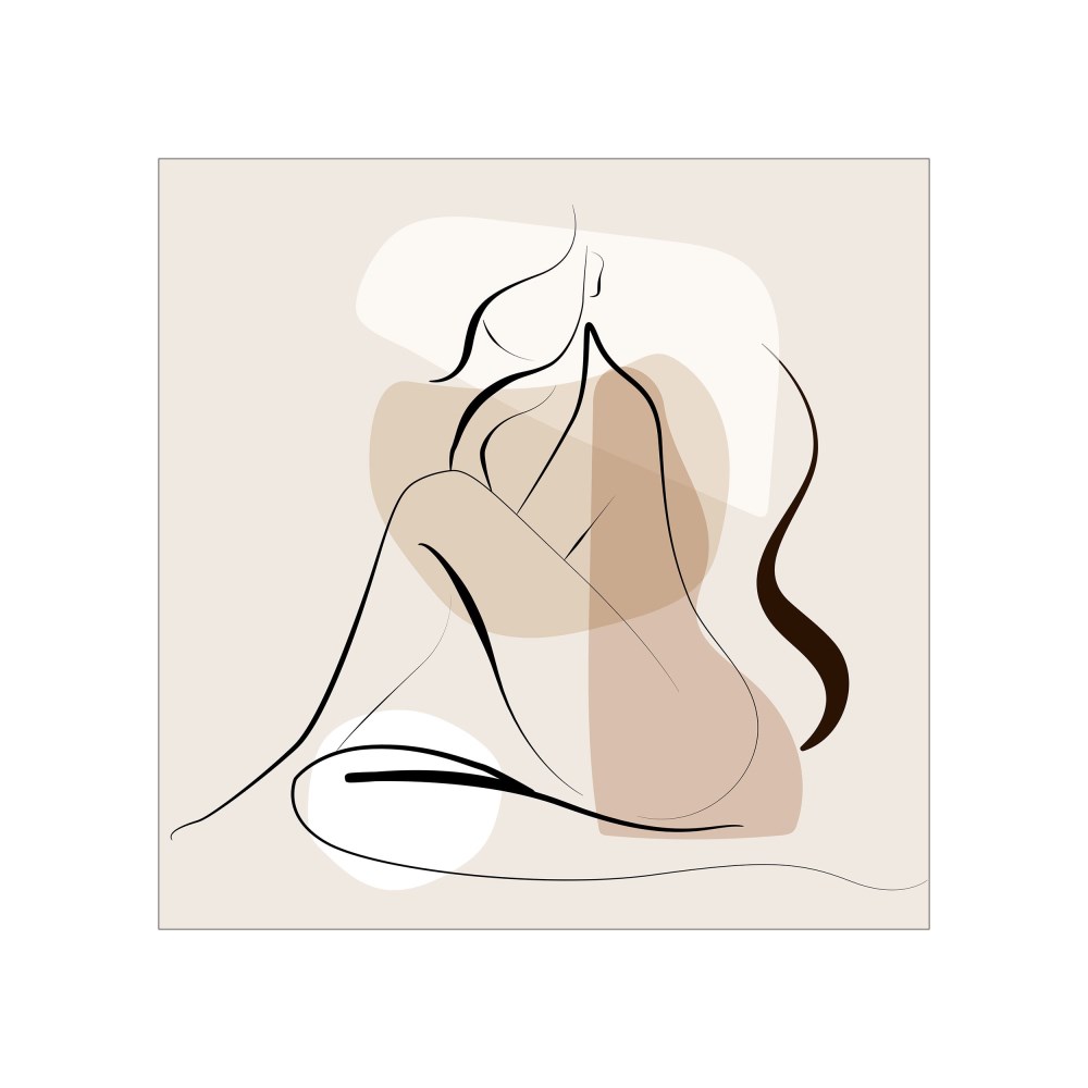 Bild Line Art Woman VI online kaufen
