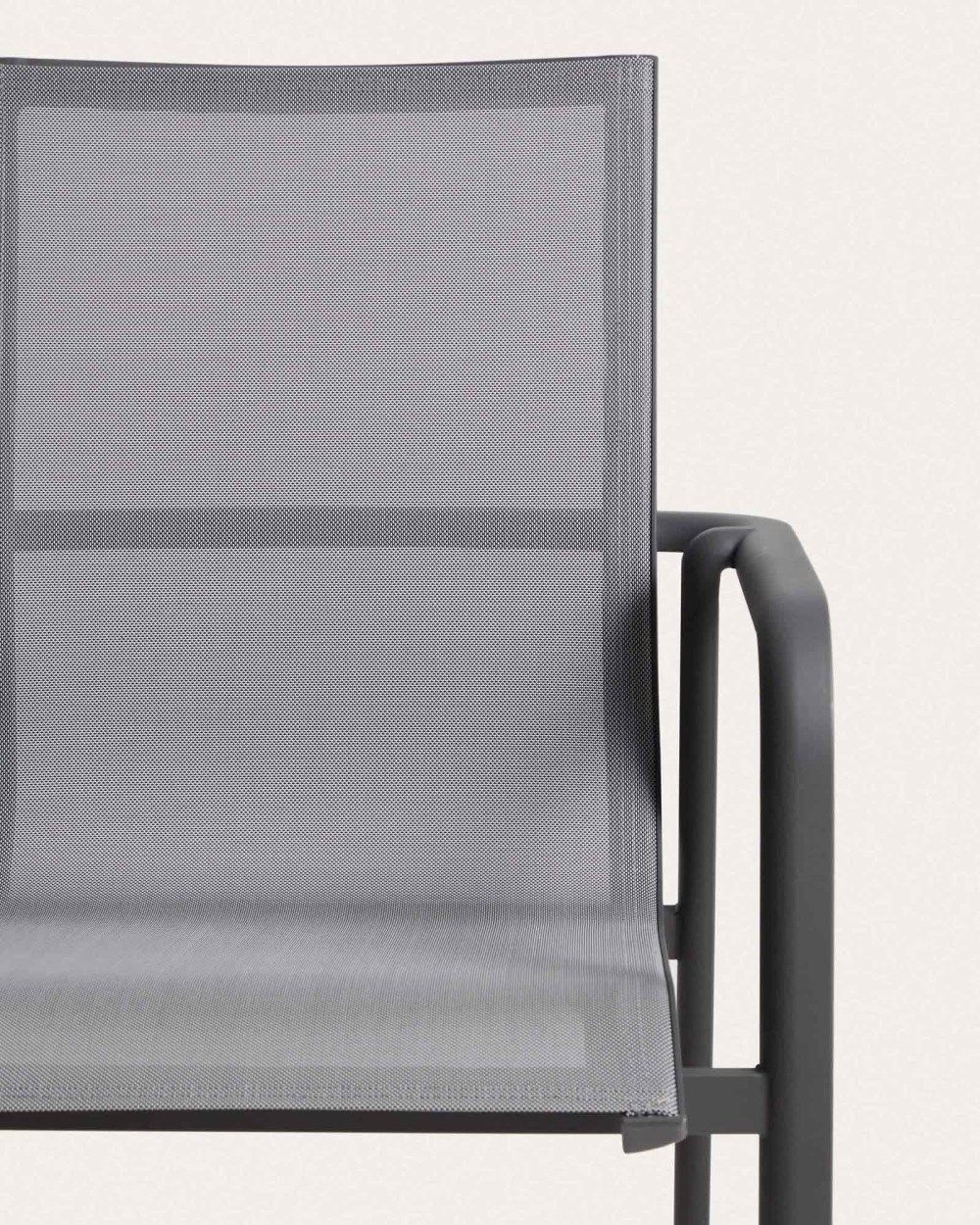 Stapelbarer Outdoor-Stuhl Canea aus | graphite | 1132043-00